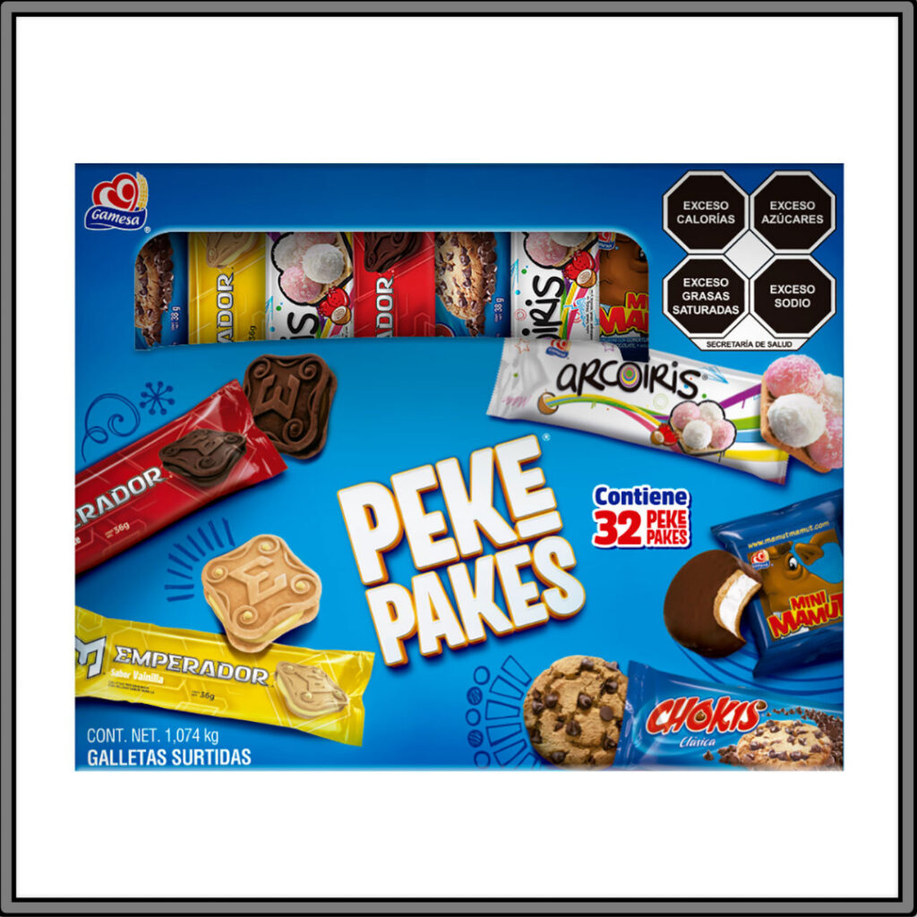 Gamesa Surtido de Galletas Peke Pakes 40 pzas – SILYM